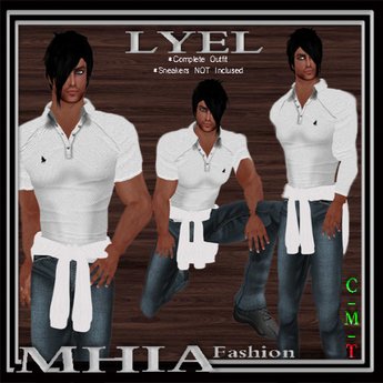 Second Life Marketplace - [MHIA] Lyel Outfit grey [BOXED]